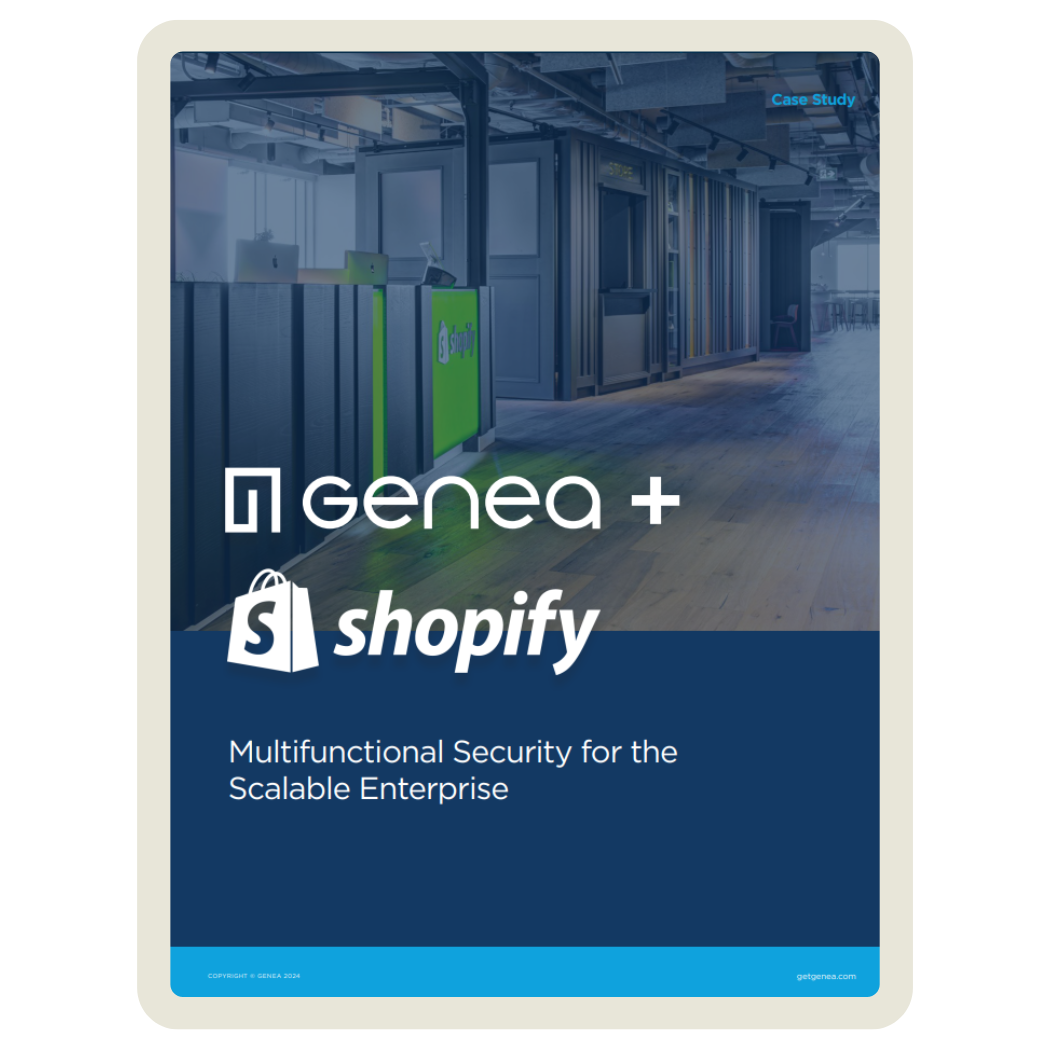 Visit Genea Access Control at ISC West 2024
